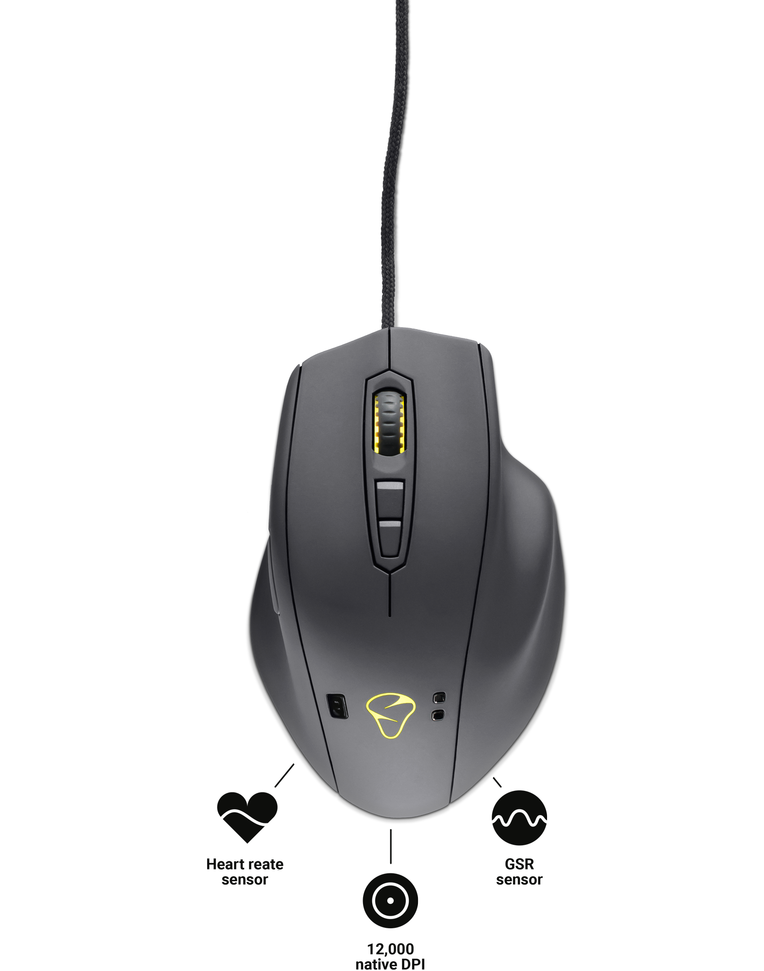 Mionix Naos QG RGB Heart Rate Monitoring Optical Gaming Mouse